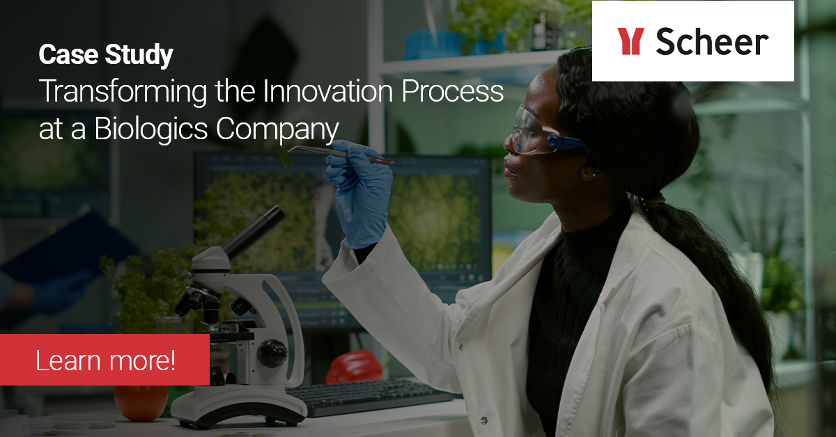 Transforming the Innovation Process at a Biologics Company | Scheer Americas